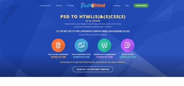 WordPress 10 Top-Rated PSD to WordPress Conversion Service Provider in 2023