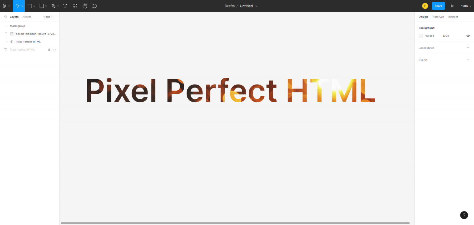 Mask for Images in Figma